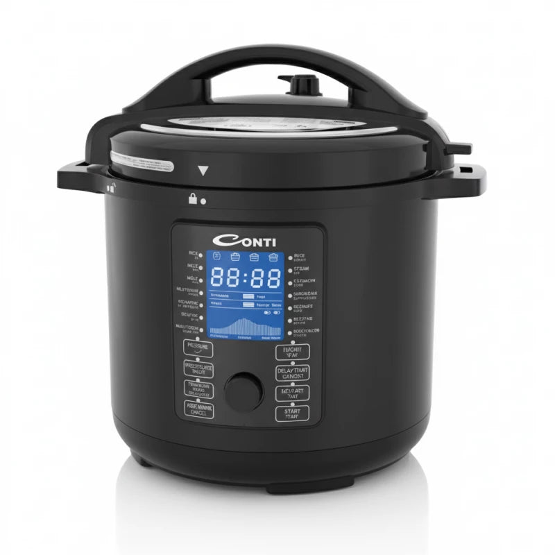 Conti EPC10A008-BK Electric Pressure Cooker – 10L Capacity, 1400W Powe ...