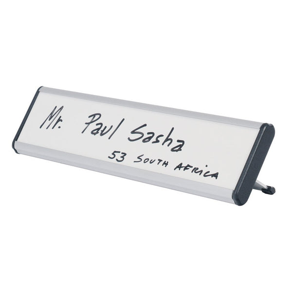 Bi-Office Dry-Erase Conference Table Name Plate - Ammancart